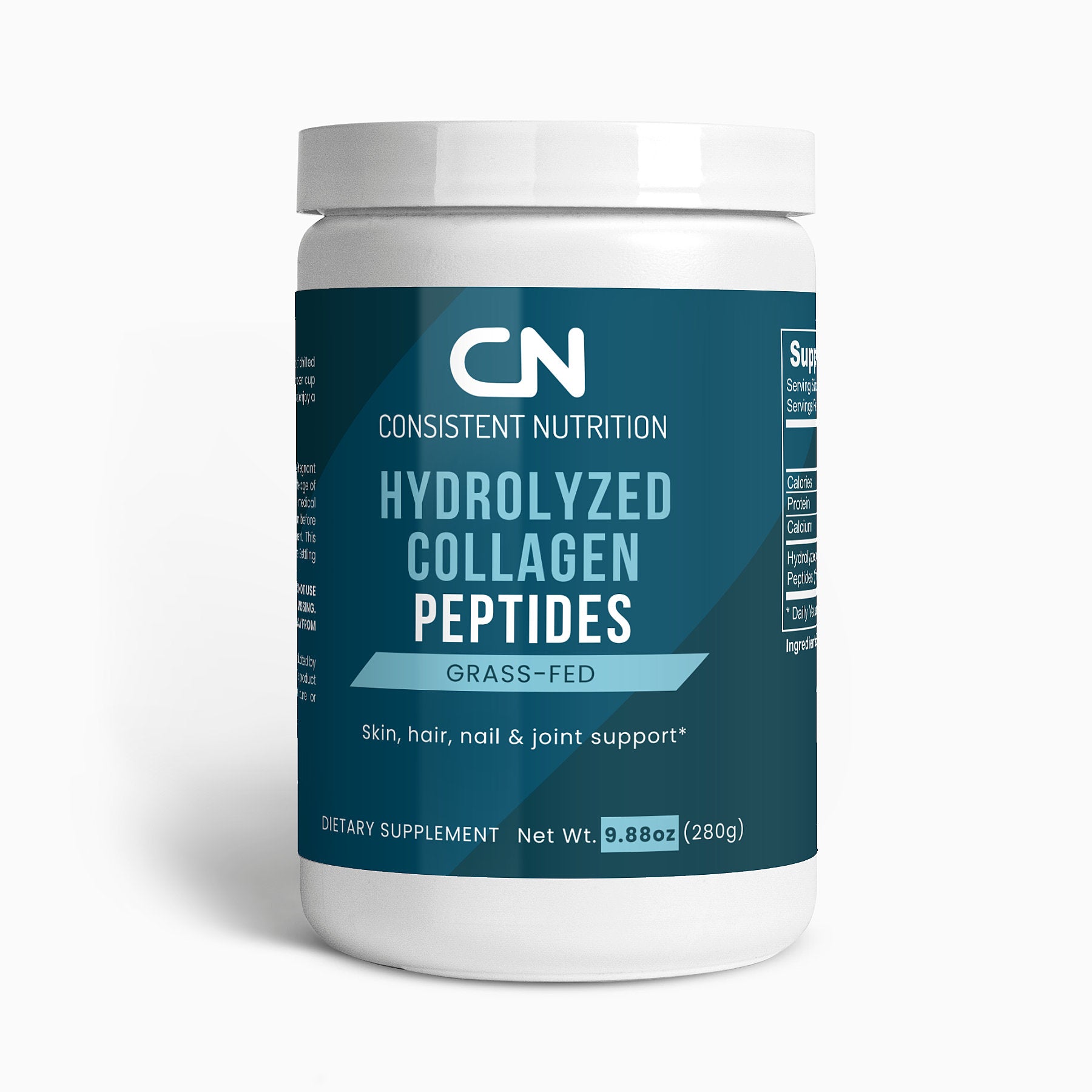 Grass-Fed Hydrolyzed Collagen Peptides – Consistent Nutrition
